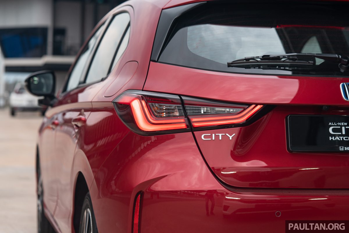 Honda City Hatchback 新车预览, 确认后座冷气+新荧幕 2021 Honda City Hatch RS e:HEV ...