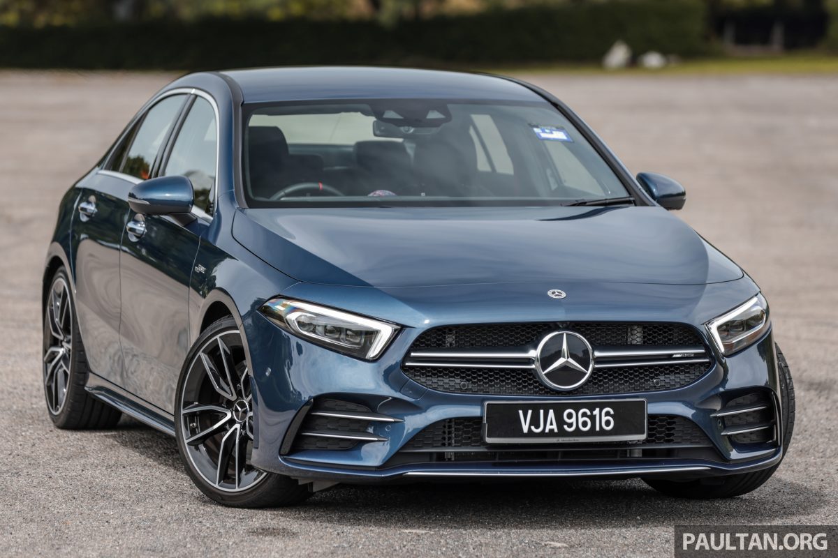 新车实拍: 2022 Mercedes-AMG A 35 4Matic Sedan V177 2022_Mercedes_AMG_A35 ...