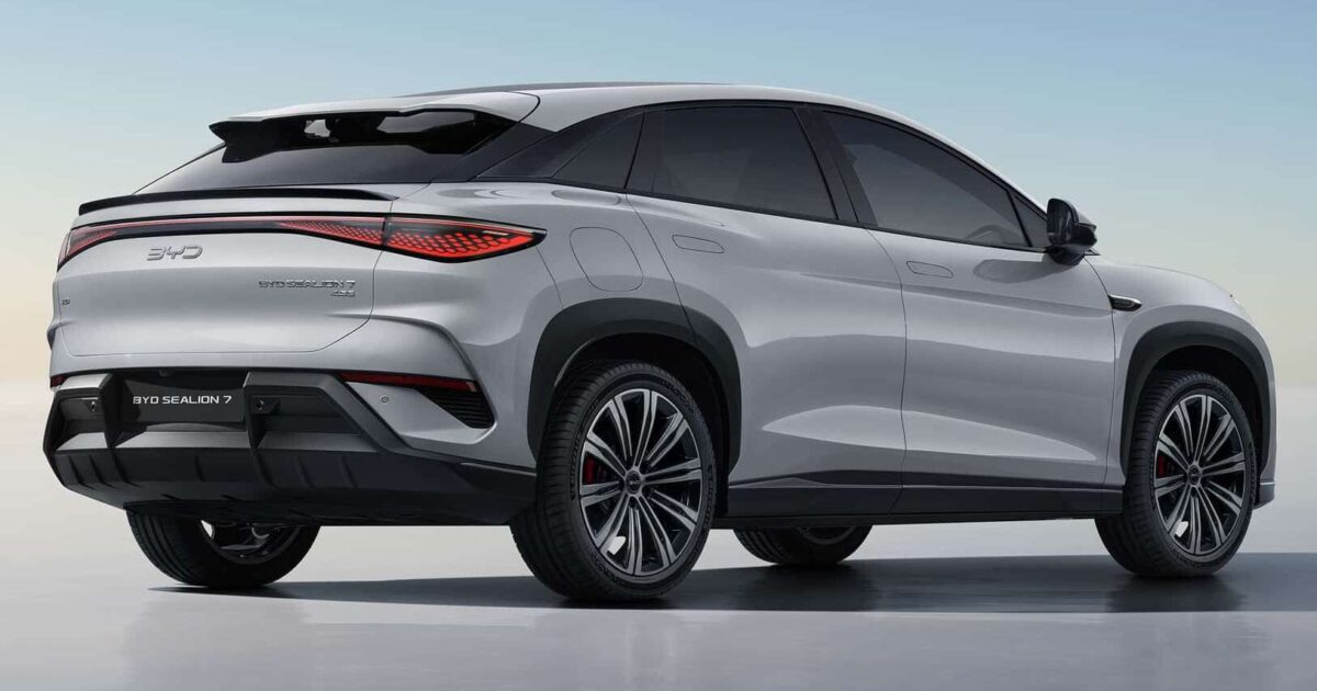 BYD Sealion 7 确认下周四正式发布, 五人座纯电SUV, 续航里程550公里, 530PS/690Nm, 4.5秒破百 ...