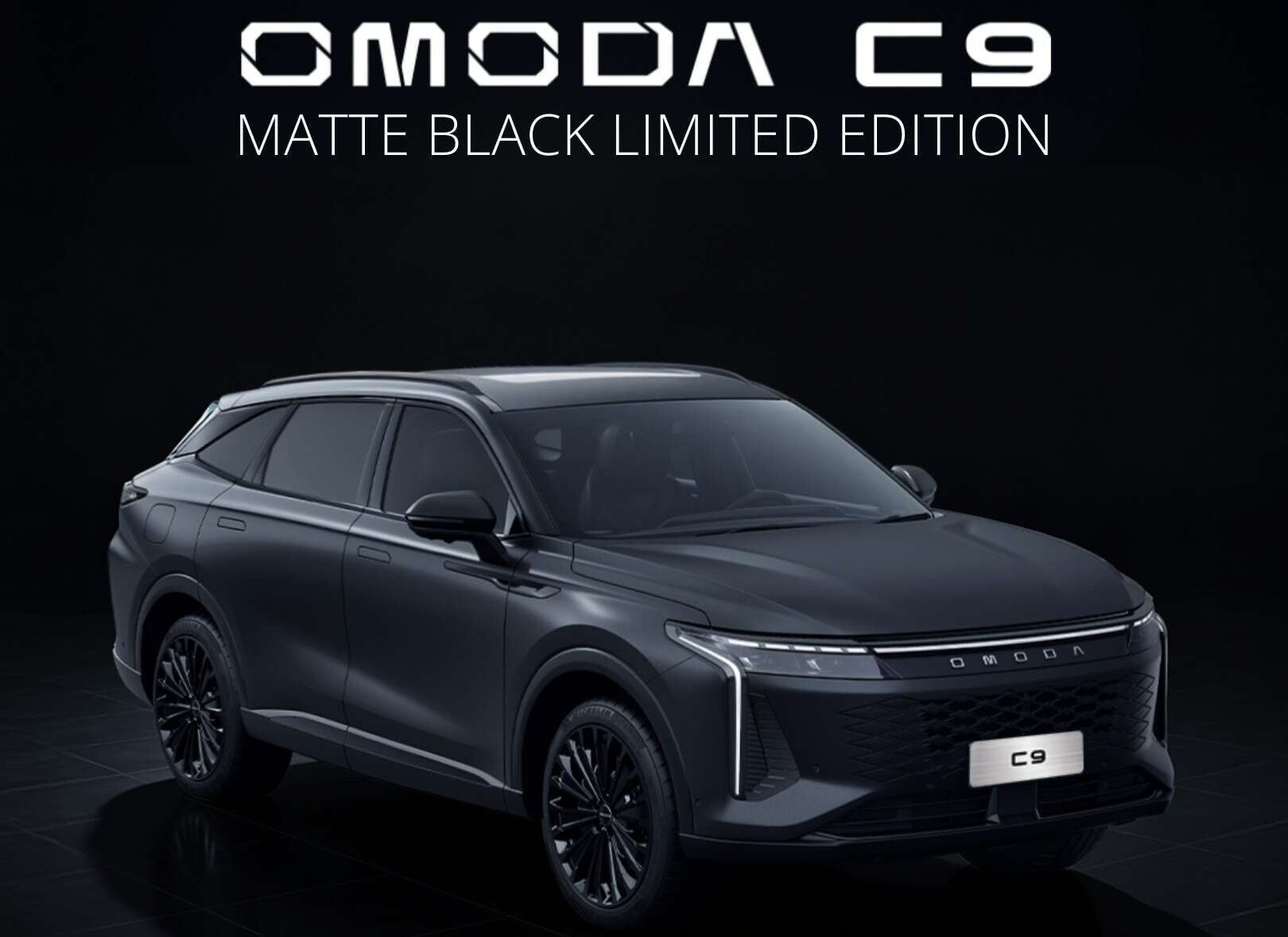 Omoda C9 Matte Black Limite Edition 消光黑限量版获原厂预告, 已可预约试驾, 正式规格、售价与开卖日期有待 ...