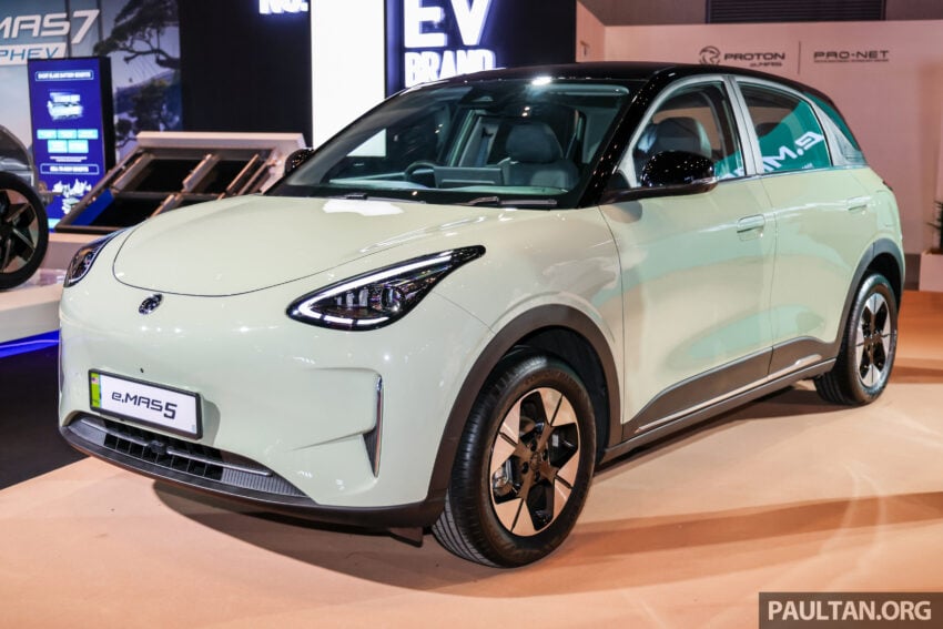 Proton eMAS 5 四月份注册2,408辆新车, 依旧是我国最畅销纯电动车款; BYD Atto 3 依旧热销, 以778辆注册排第二 ...