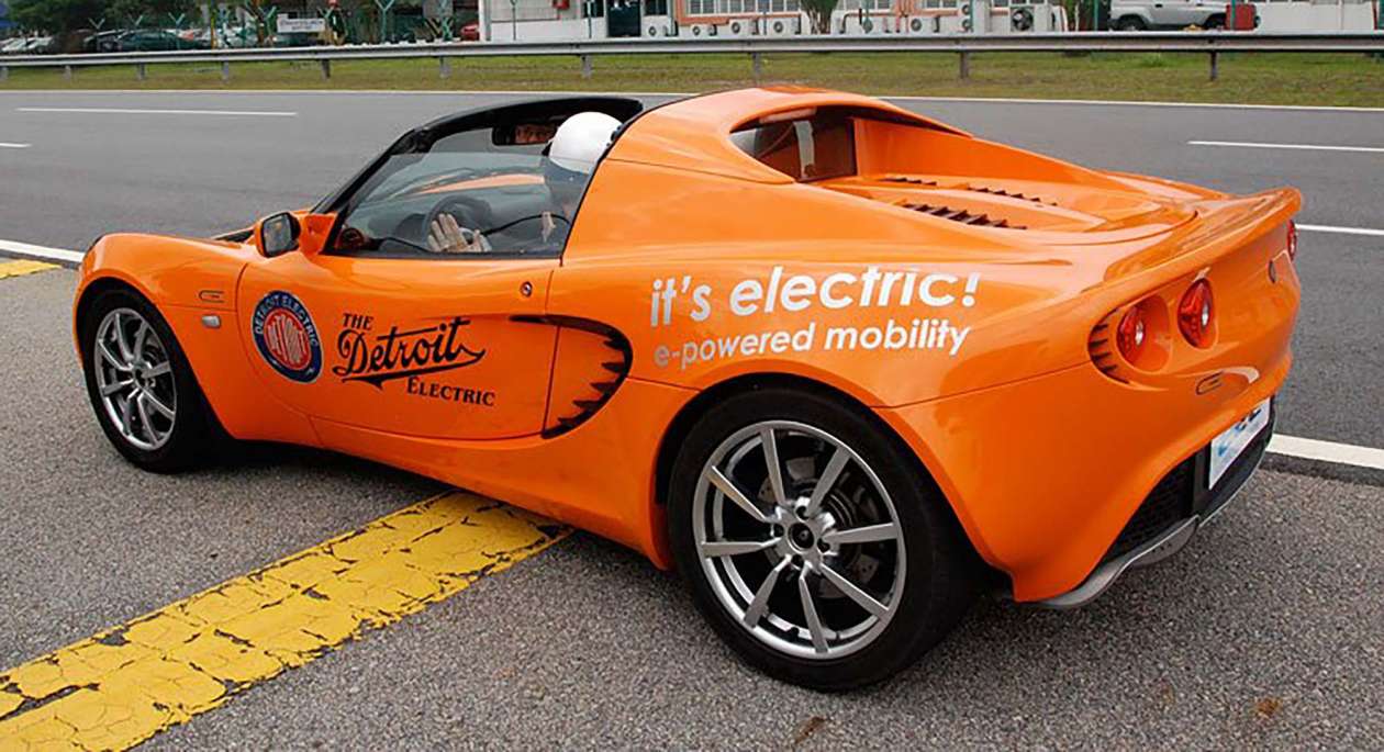 Detroit Electric's electric Lotus Elise test driven in Malaysia