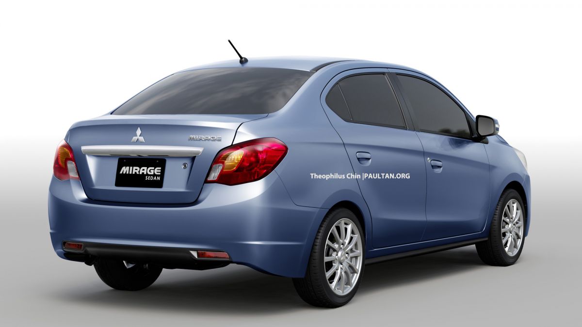 Mitsubishi Mirage sedan: Concept G4 'productionised' - paultan.org