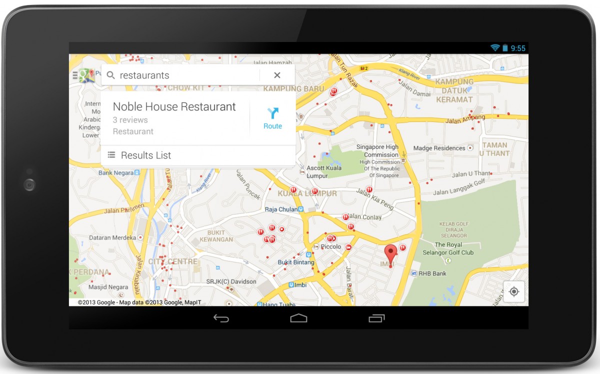 Google Maps with Navigation for Android now in Malaysia