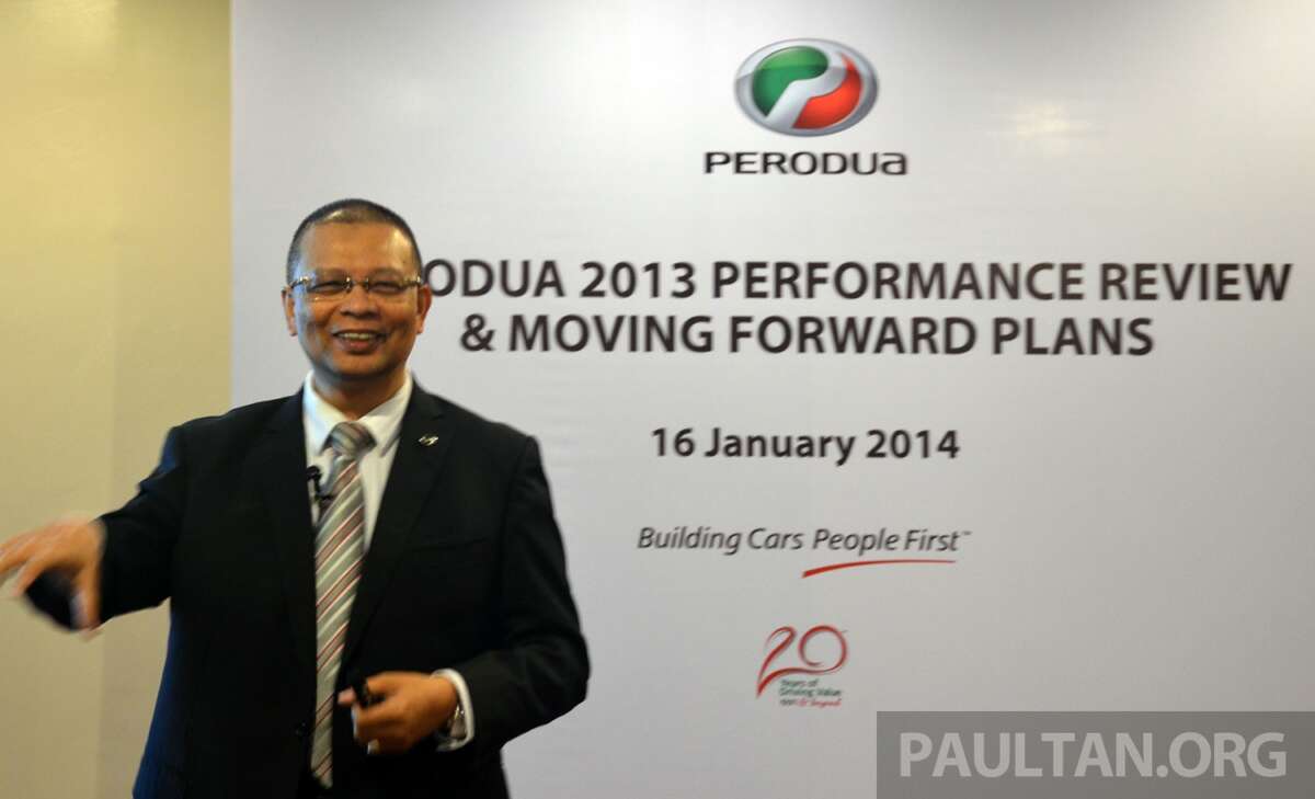 Perodua achieves sales record in 2013, predicts a challenging 2014