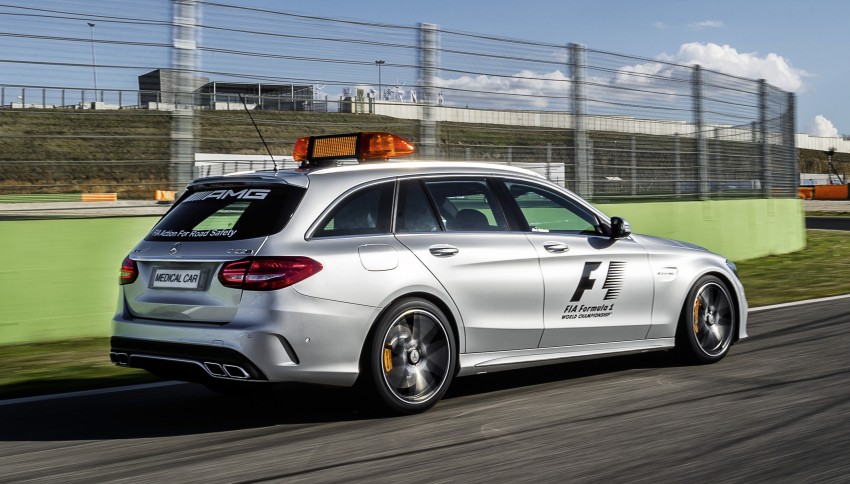 Mercedes-AMG C 63 S T-Modell als Official Medical Car der FIA Formel 1 ...
