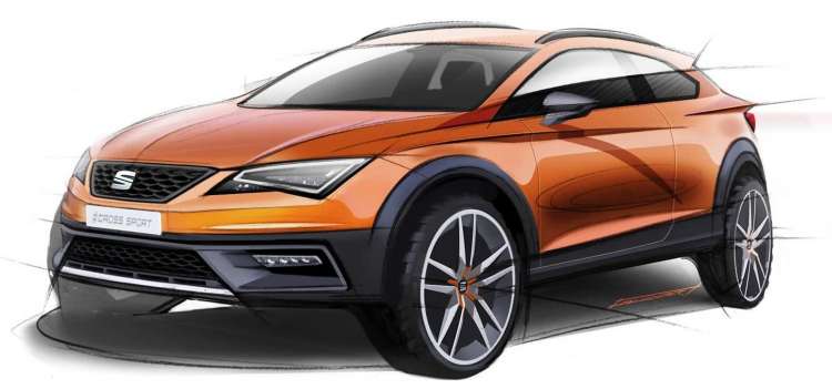 SEAT Leon Cross Sport SUV sketched, Frankfurt debut - paultan.org