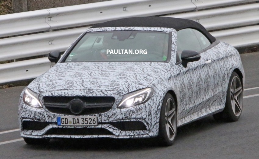 2016-mercedes-amg-c-63-cabriolet-spy-nurburgring- 001 - Paul Tan's ...