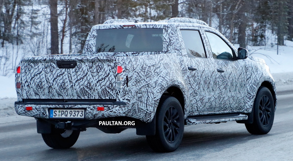 SPIED: Mercedes-Benz X-Class pick-up tackles winter - paultan.org