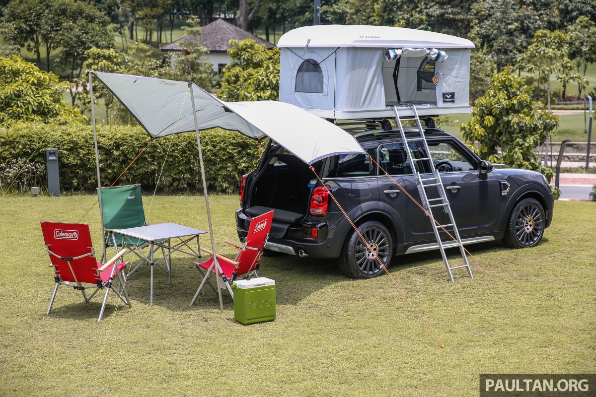 Special Autohome two-man tents for MINI Countryman - paultan.org