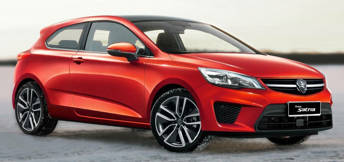 Proton Satria pula tampil dalam rekaan dan olahan digital - dibayangkan ...