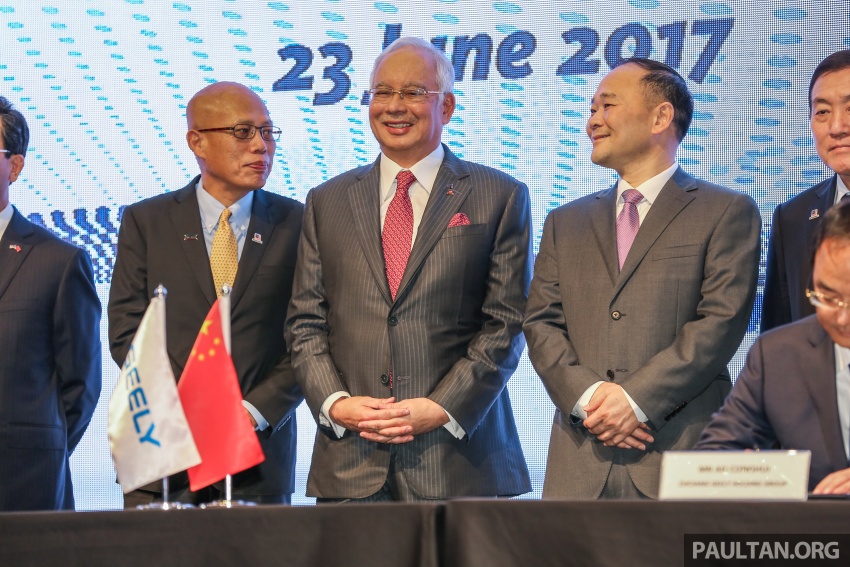 Proton-Geely partnership - definitive agreement signed in Kuala Lumpur