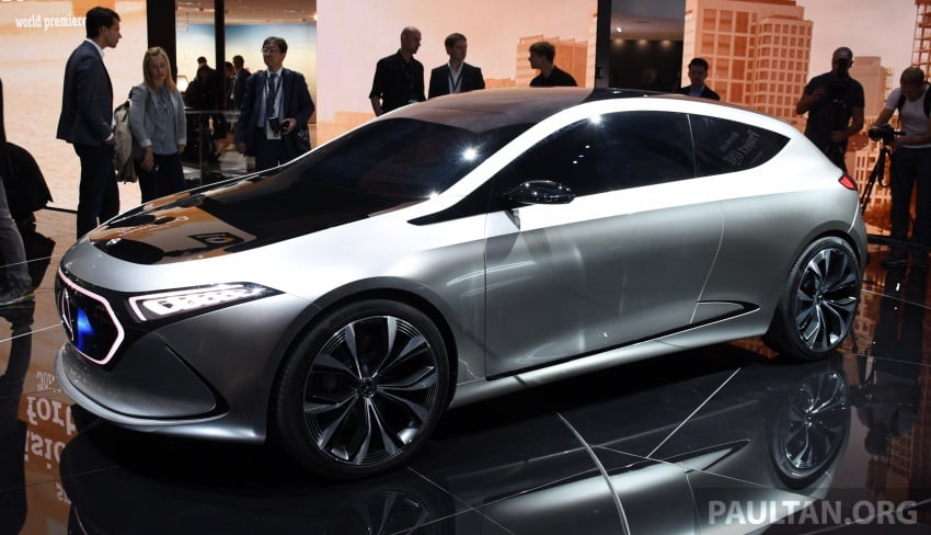 Mercedes-Benz Concept EQ A revealed in Frankfurt - paultan.org