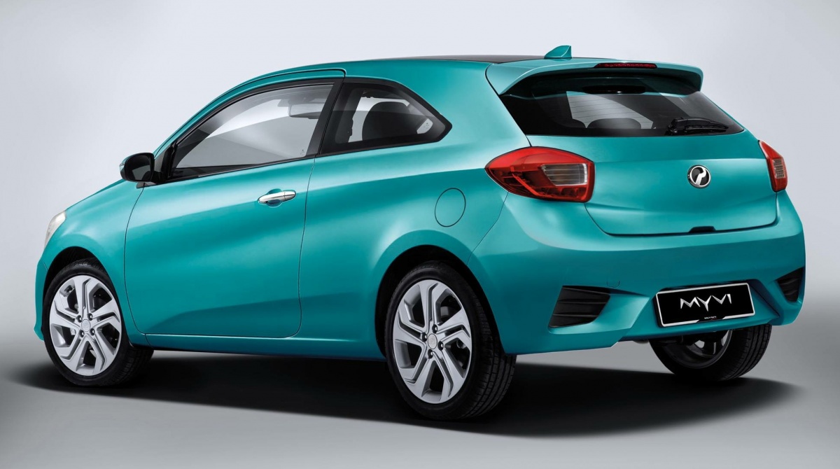 Imej bayangan Perodua Myvi 2018 versi tiga-pintu - paultan.org