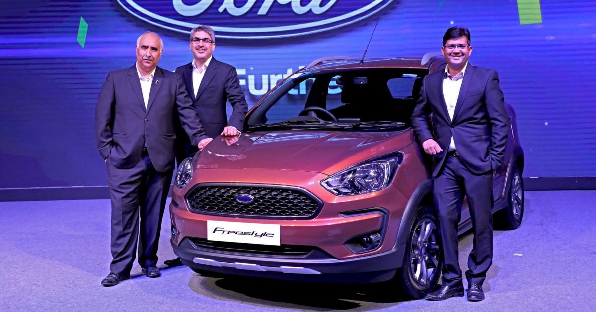 Ford Freestyle debuts - Figo-based crossover for India - paultan.org