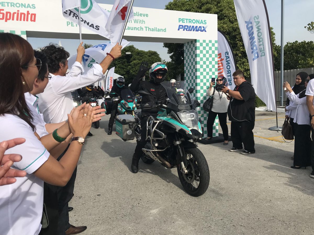 Petronas launches Sprinta lube with ride to Phuket - paultan.org