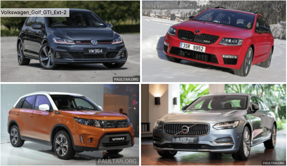 Check out Europe's top-selling cars in 2018 by country - paultan.org