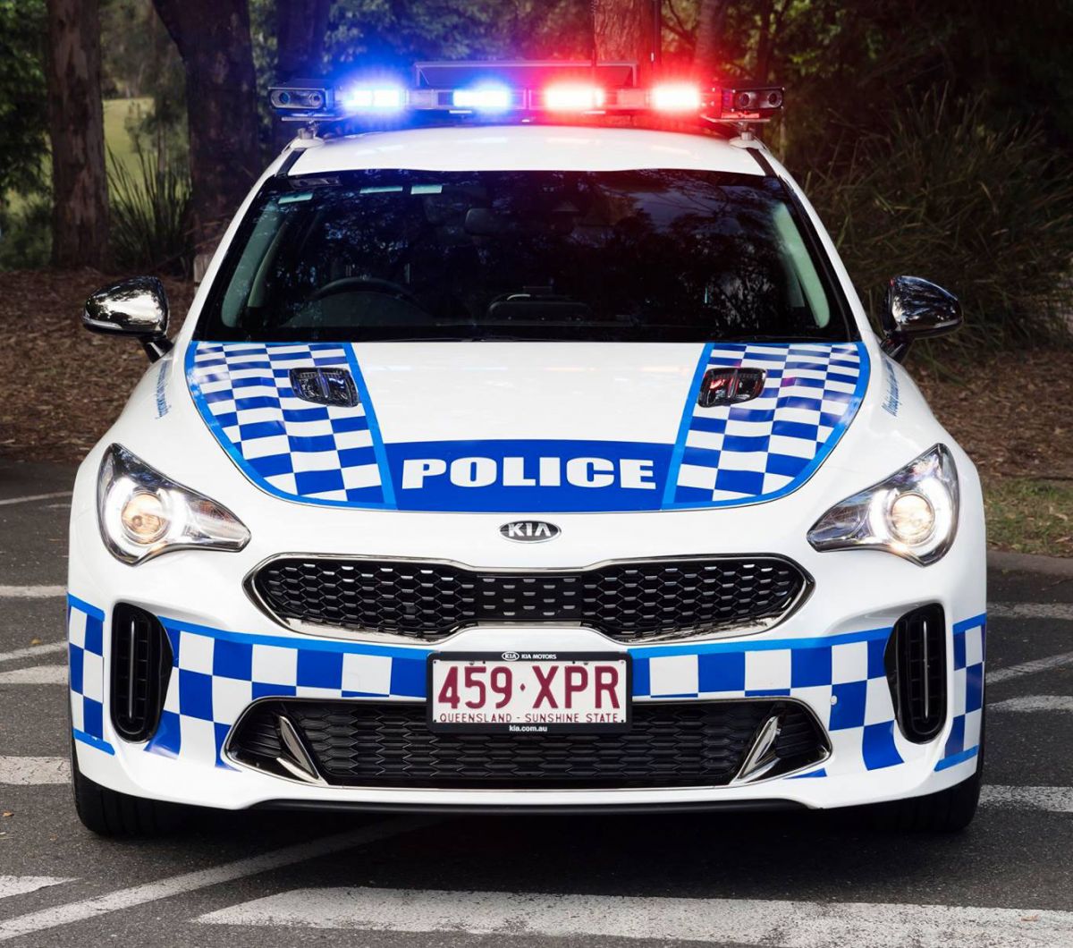 Kia unveils Queensland Police Stinger at SEMA show - paultan.org