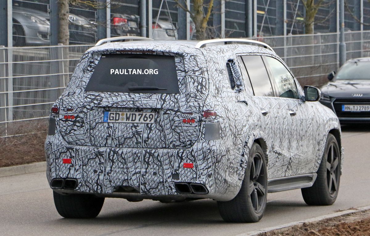 2020 Mercedes-AMG GLS 63 4Matic+ spyshots_10 - Paul Tan's Automotive News