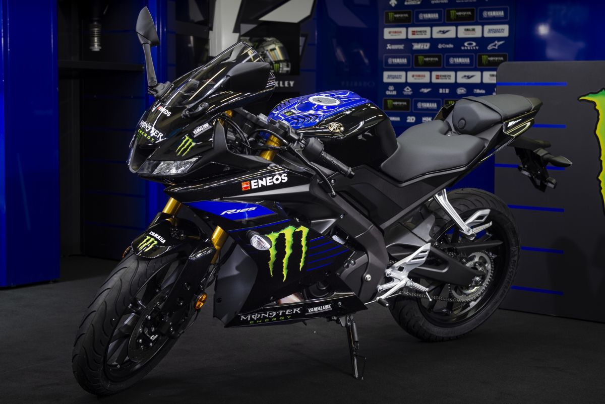 2019 Yamaha YZF-R125 gets Monster MotoGP livery - paultan.org