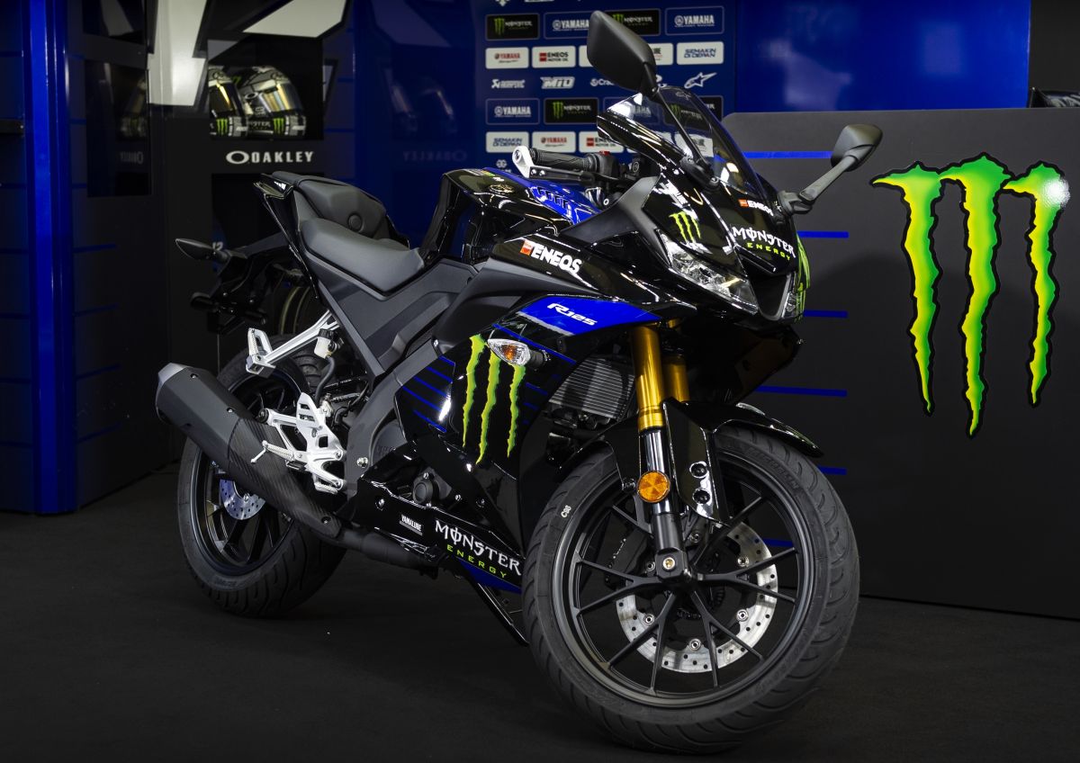 2019 Yamaha YZF-R125 gets Monster MotoGP livery - paultan.org