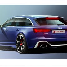 2020 Audi RS6 Avant Sketch, Technical Infograph - Paul Tan's Automotive ...