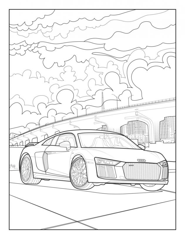 Audi Colouring Book 12 - Paul Tan's Automotive News