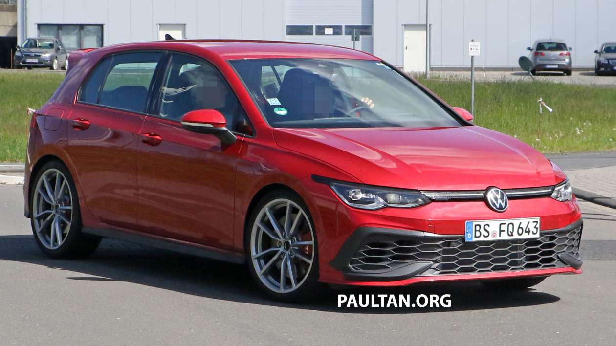 SPIED: Volkswagen Golf GTI TCR Mk8 at Nürburgring - paultan.org