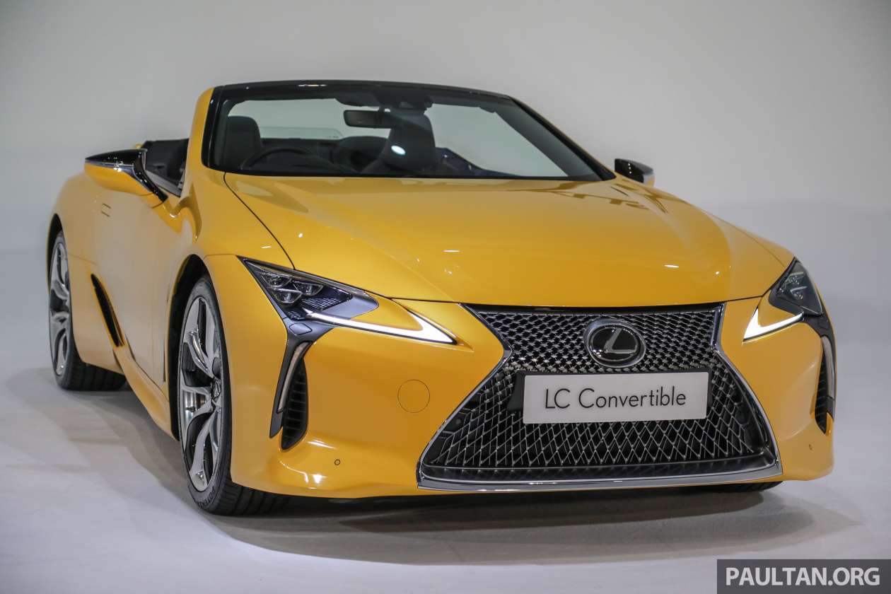 Lexus LC 500 Convertible launched in Malaysia – 5.0L NA V8 with 470 hp ...