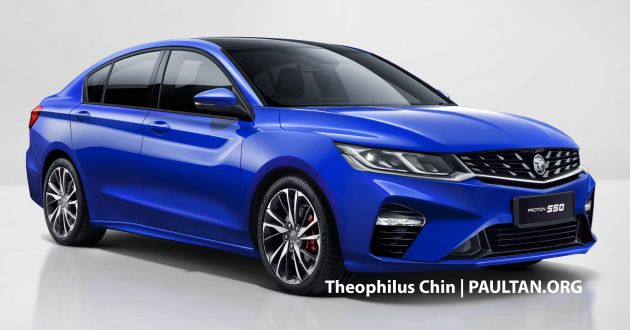 Proton S50 – new Preve/Waja replacement rendered - paultan.org