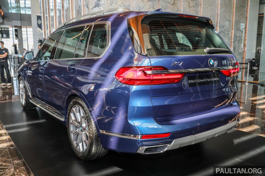 G07 BMW X7 previewed in CKD form - sole xDrive40i Design Pure ...
