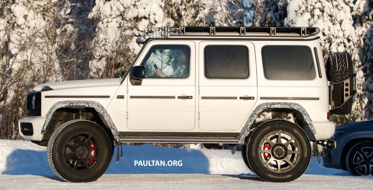 SPIED: W464 Mercedes-Benz G-Class 4×4² on test - paultan.org