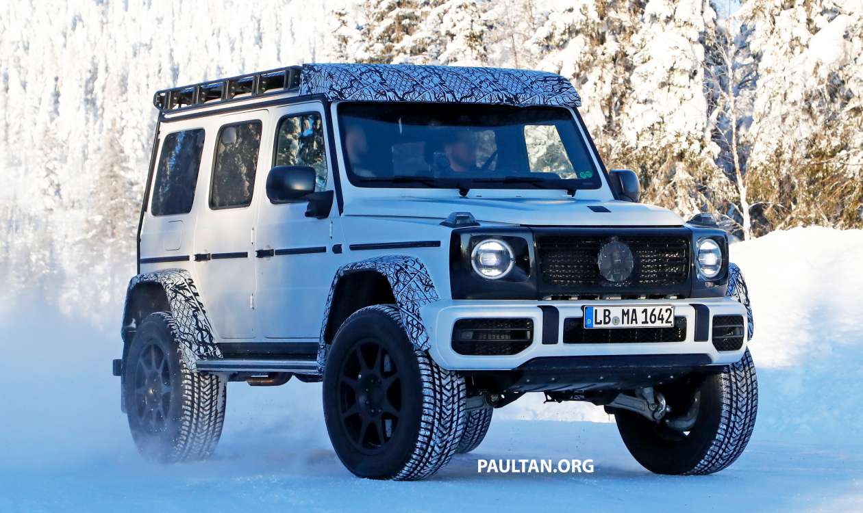 SPIED: W464 Mercedes-Benz G-Class 4×4² on test - paultan.org