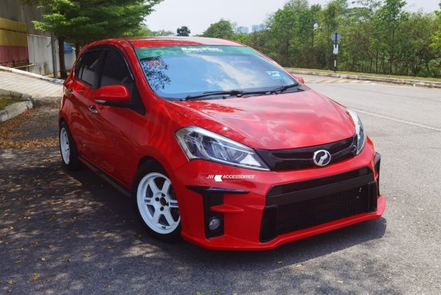 Bampar hadapan Perodua GR Myvi dari JW Bodykit sudah siap, boleh ...