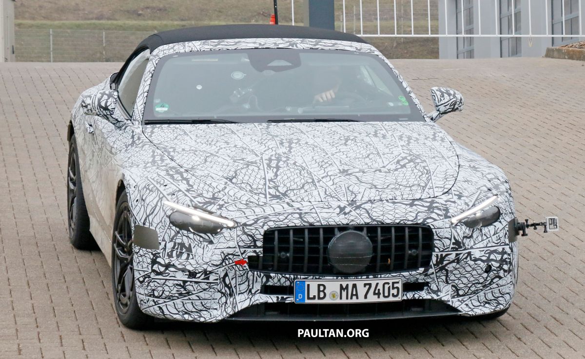 Mercedes-AMG-SL53-at-Nurburgring-2-spied BM - Paul Tan's Automotive News
