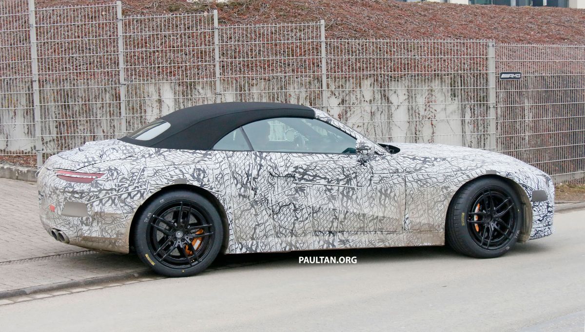 Mercedes-AMG-SL53-at-Nurburgring-5-spied BM - Paul Tan's Automotive News