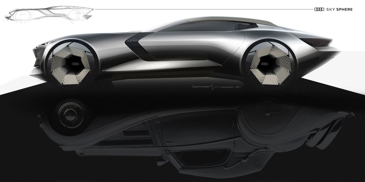 Audi skysphere concept revealed – 632 PS electric roadster with ...