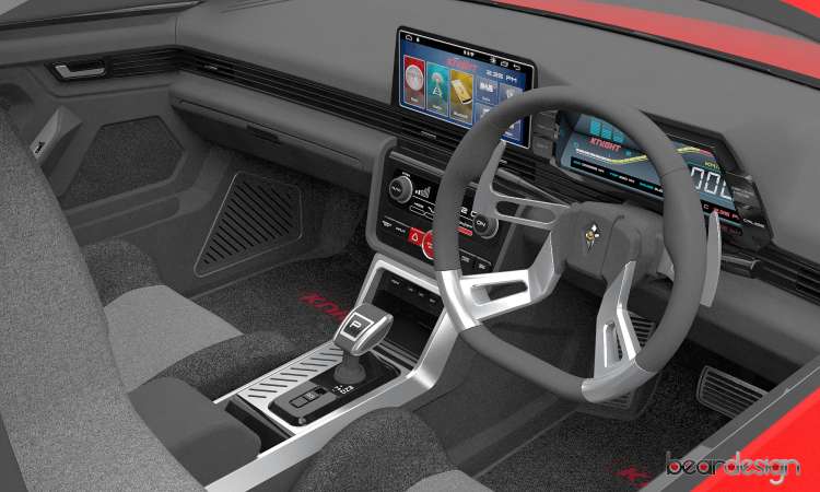 Proton Saga Knight Coupe Concept by Bear Design - a modernised two-door ...