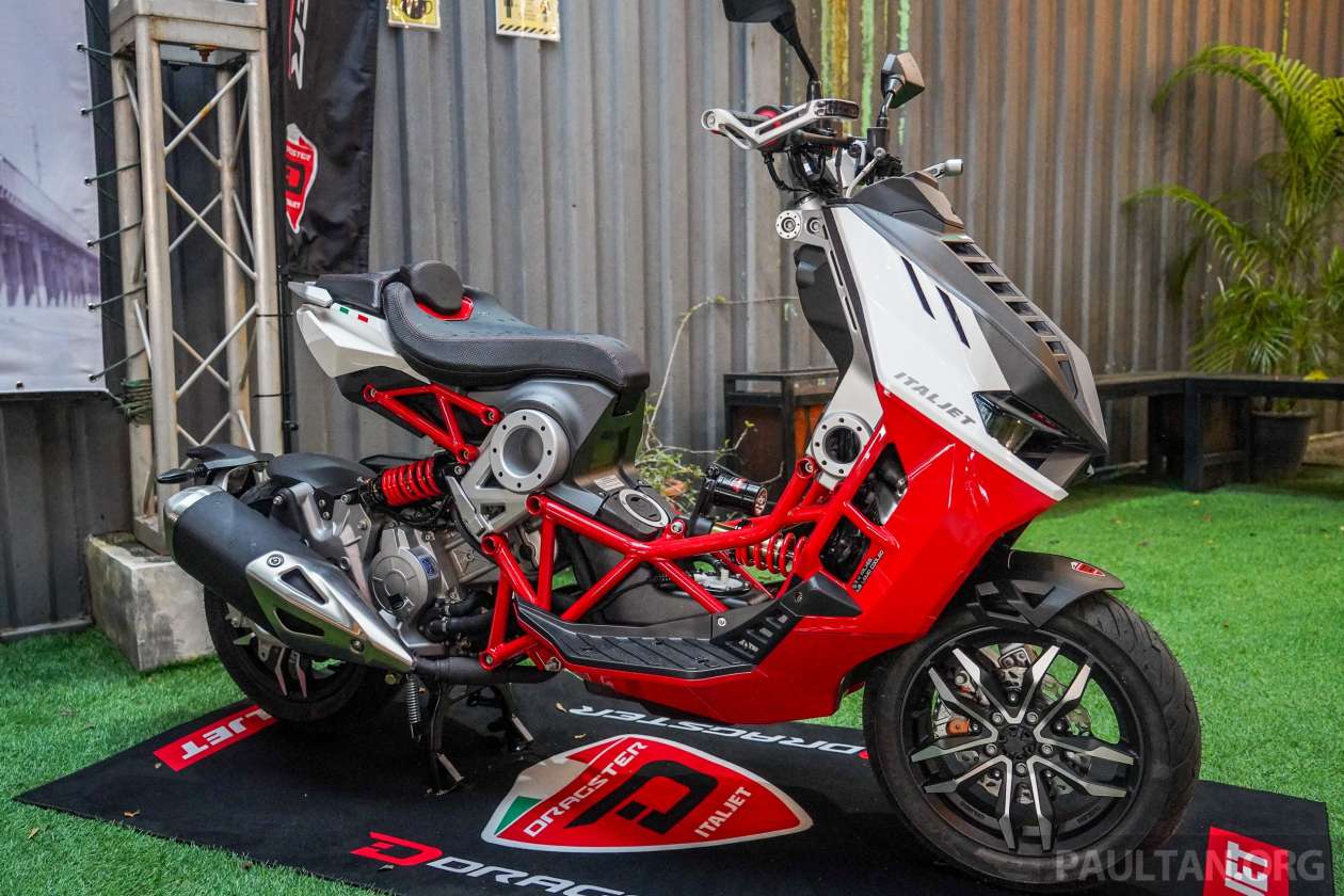 Italjet Dragster 125 dan 200 dipertonton untuk pasaran Malaysia - harga ...