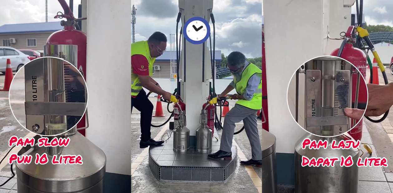 Filling up slowly gets you more fuel compared to doing it quickly, fact ...