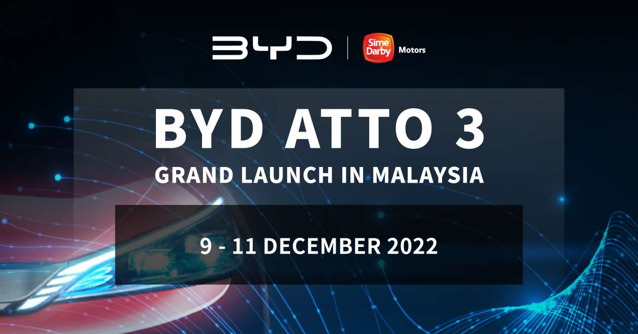 Experience the BYD ATTO 3 all-electric SUV first-hand this Dec 9-11 ...