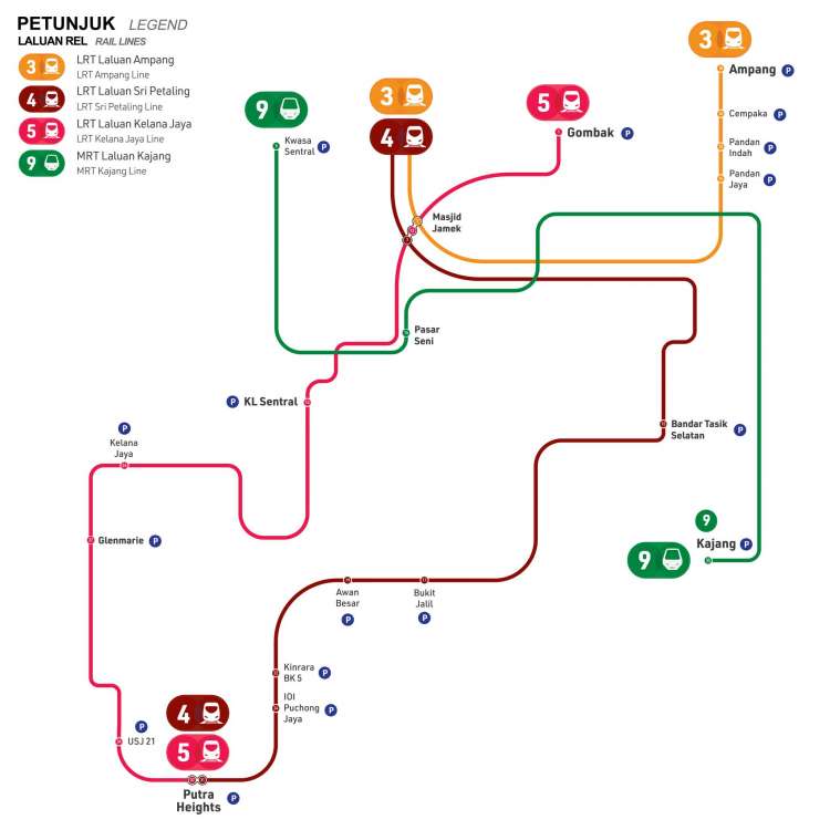 SCKLM 2022 LRT MRT Map - Paul Tan's Automotive News