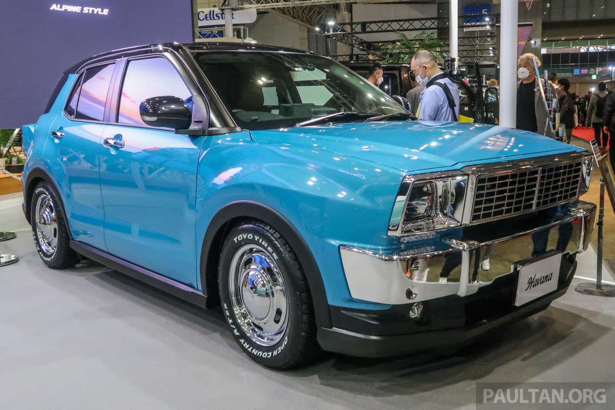 Alpine Style Havana at Tokyo Auto Salon - Perodua Ativa with 80s ...