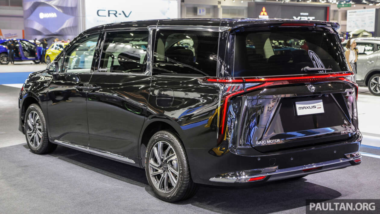 Bangkok 2023: MG Maxus 9 - 3-row MPV with 90 kWh battery, 540 km EV ...