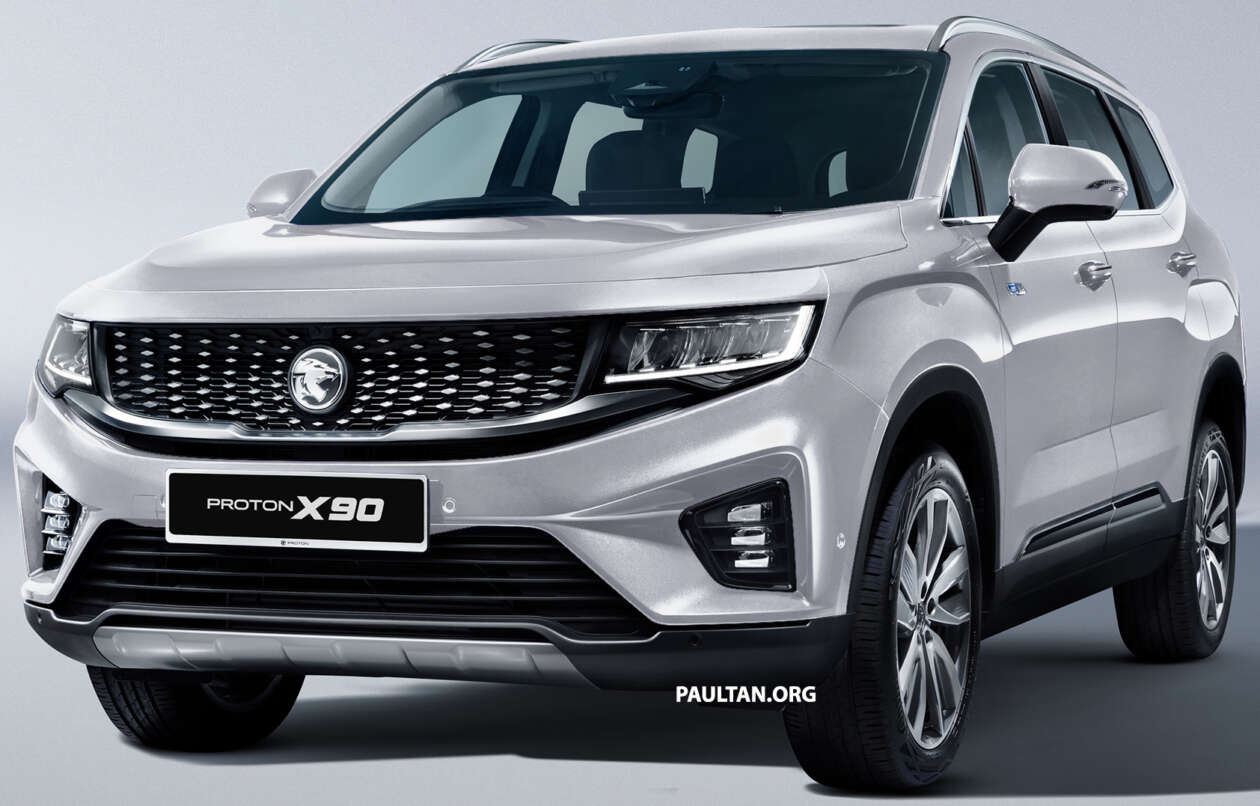 Proton X90_Front_Colour_Armour_Silver - Paul Tan's Automotive News