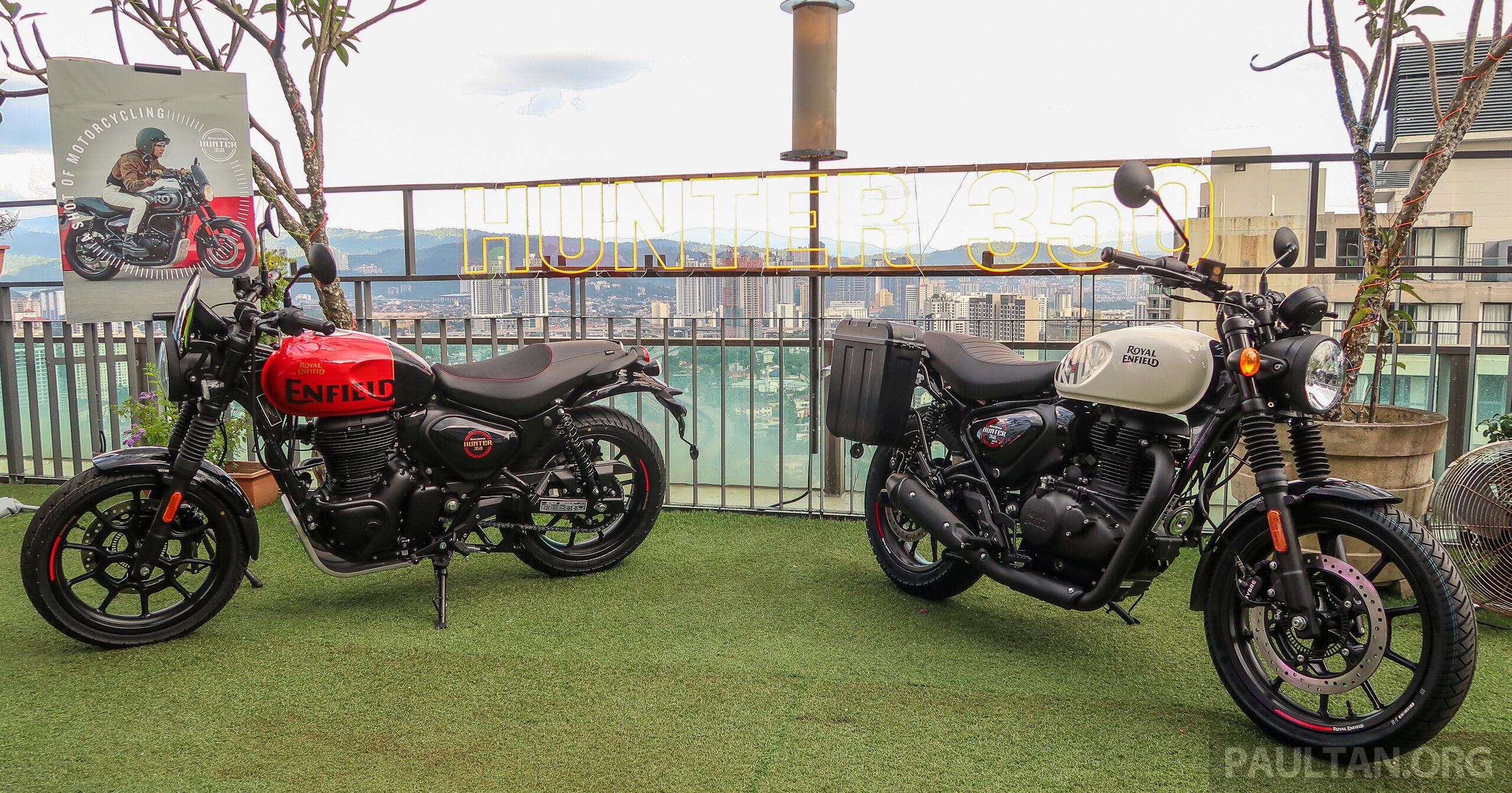 Royal Enfield Hunter 350 Accessories Malaysia Launch BM 3 Paul Tan s