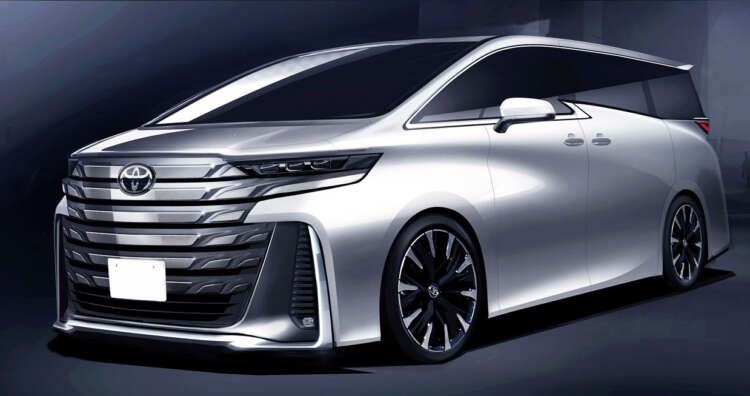 2023 Toyota Alphard Vellfire design sketches-13 - Paul Tan's Automotive ...