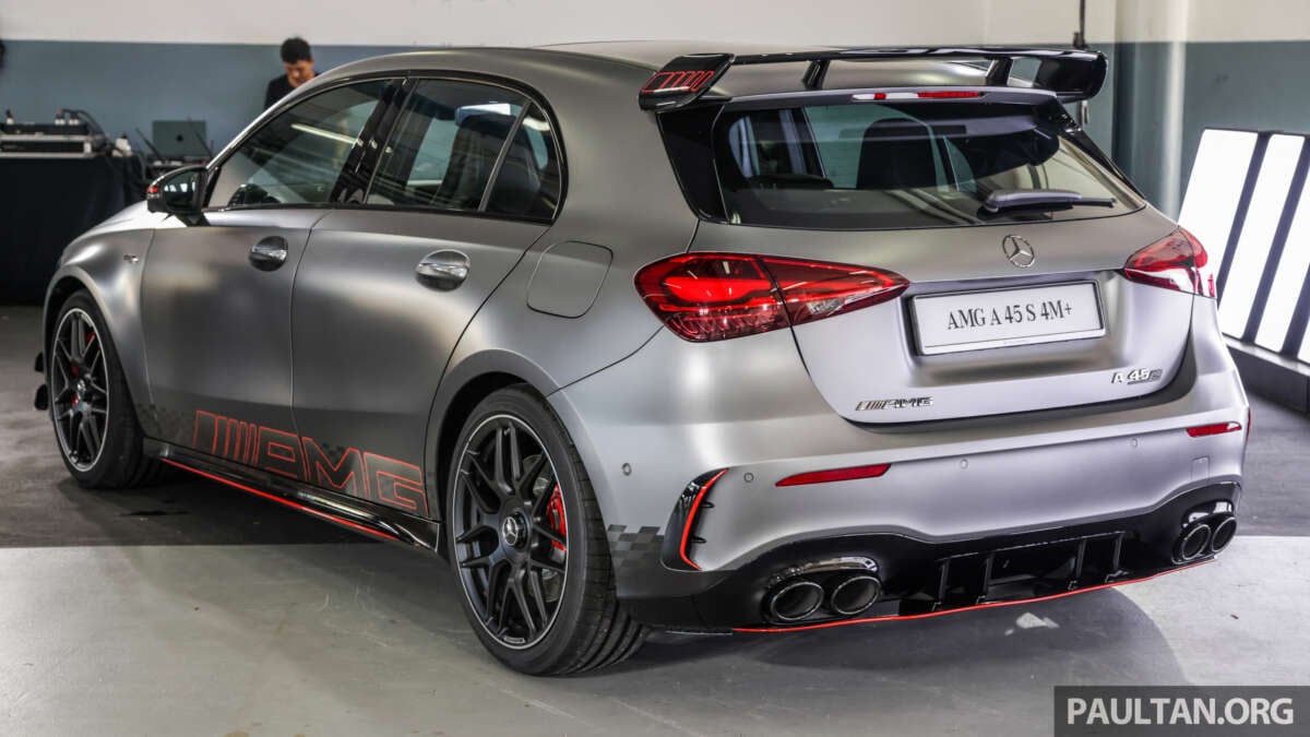 Mercedes-AMG A45 S 4Matic+ FL launched in Malaysia - RM510k OTR, Street ...
