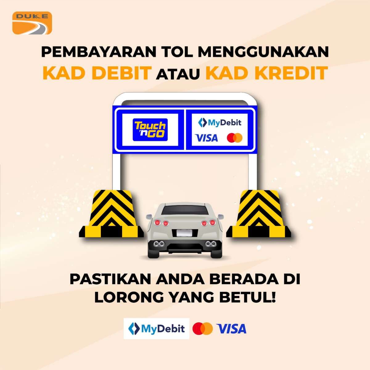DUKE Highway open payment system trial begins – pay toll with Visa ...