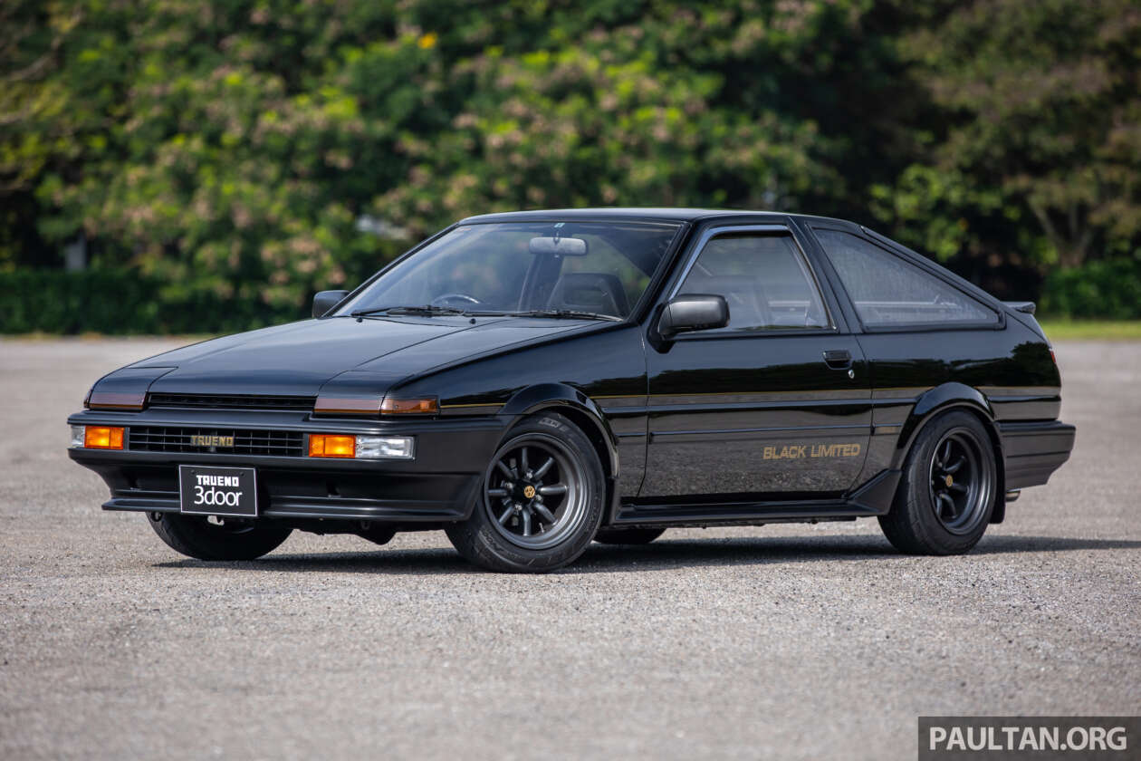 Toyota Sprinter Trueno Ae86 3door Gt Apex Black Limited Ext 4 Paul